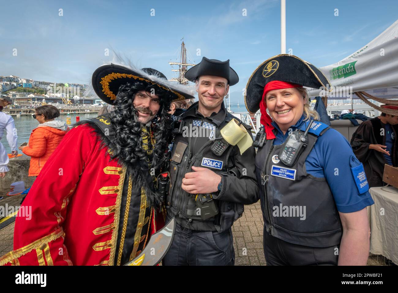 Brixham, UK. 29th Apr, 2023. Thousands of people, most dressed as ...