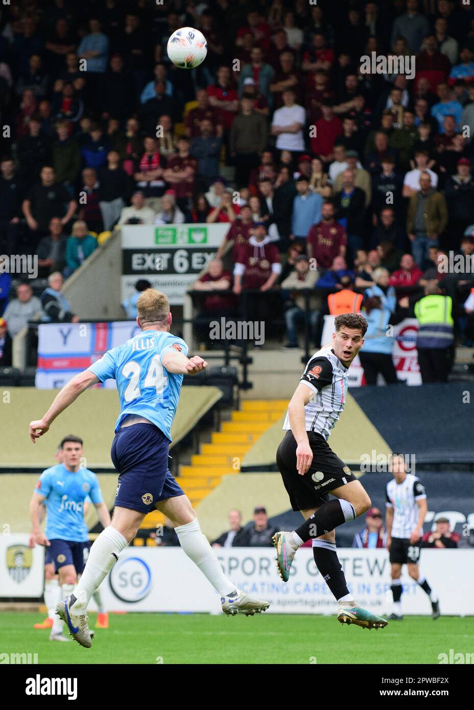 Meadow Lane Football Stadium, Nottingham, UK. 29 April 2023 at 1730hrs ...