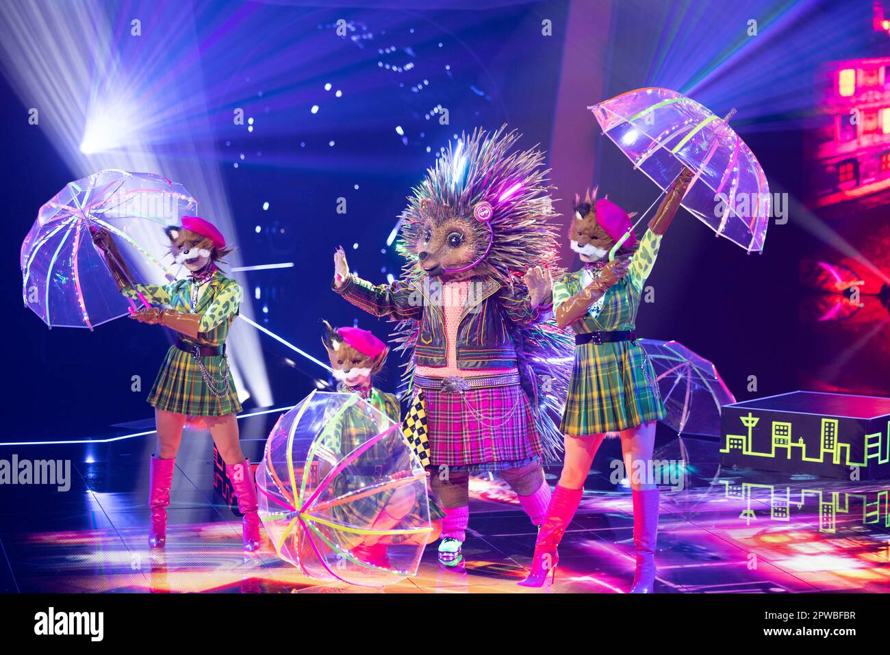 Cologne, Germany. 29th Apr, 2023. The character "The Hedgehog" is on ...