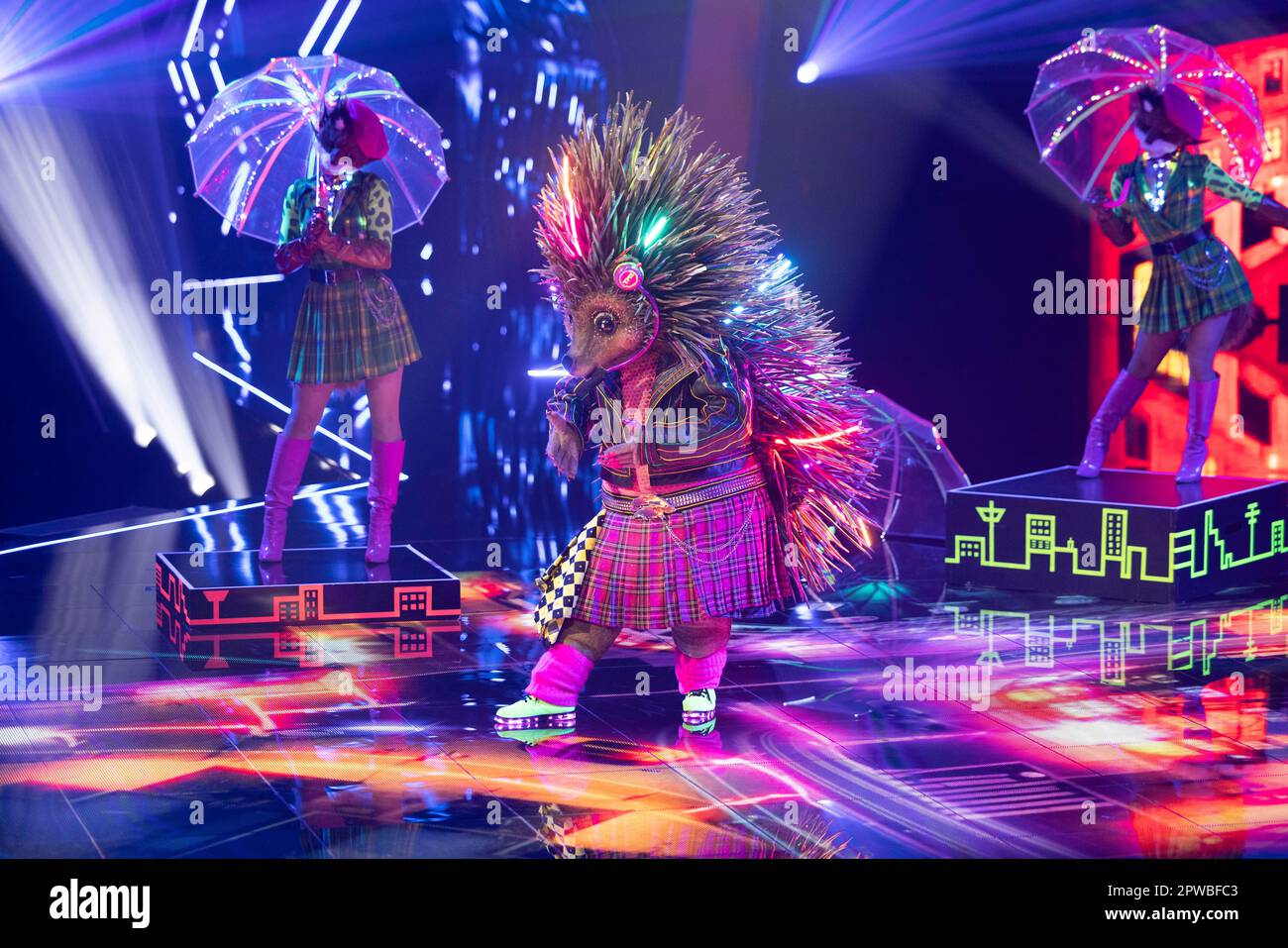 Cologne, Germany. 29th Apr, 2023. The character "The Hedgehog" is on ...