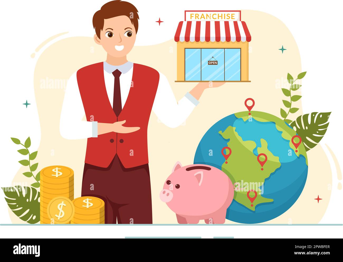 Franchise cartoon hi-res stock photography and images - Alamy