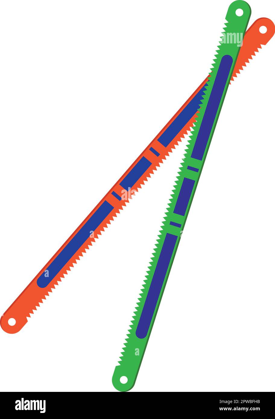 hacksaw blade vector element design template Stock Vector Image & Art ...