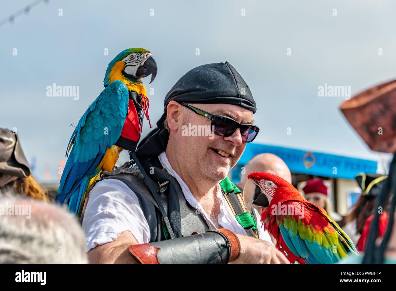 Brixham, UK. 29th Apr, 2023. Thousands of people, most dressed as ...