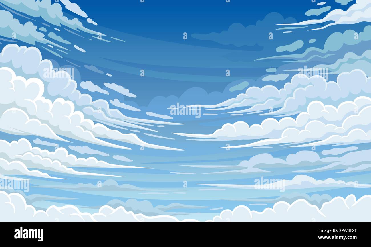 Sky clouds background Stock Vector Image & Art - Alamy