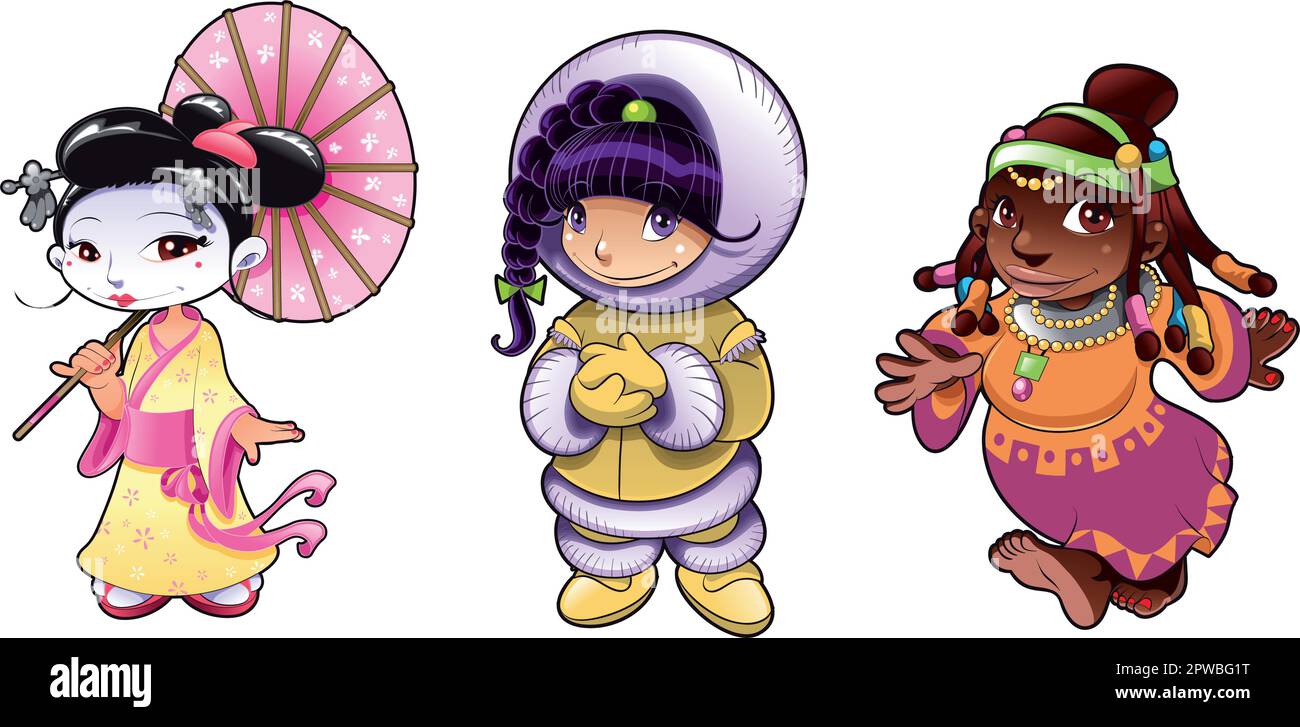 Historical characters, vector and cartoon illustration Stock Vector ...