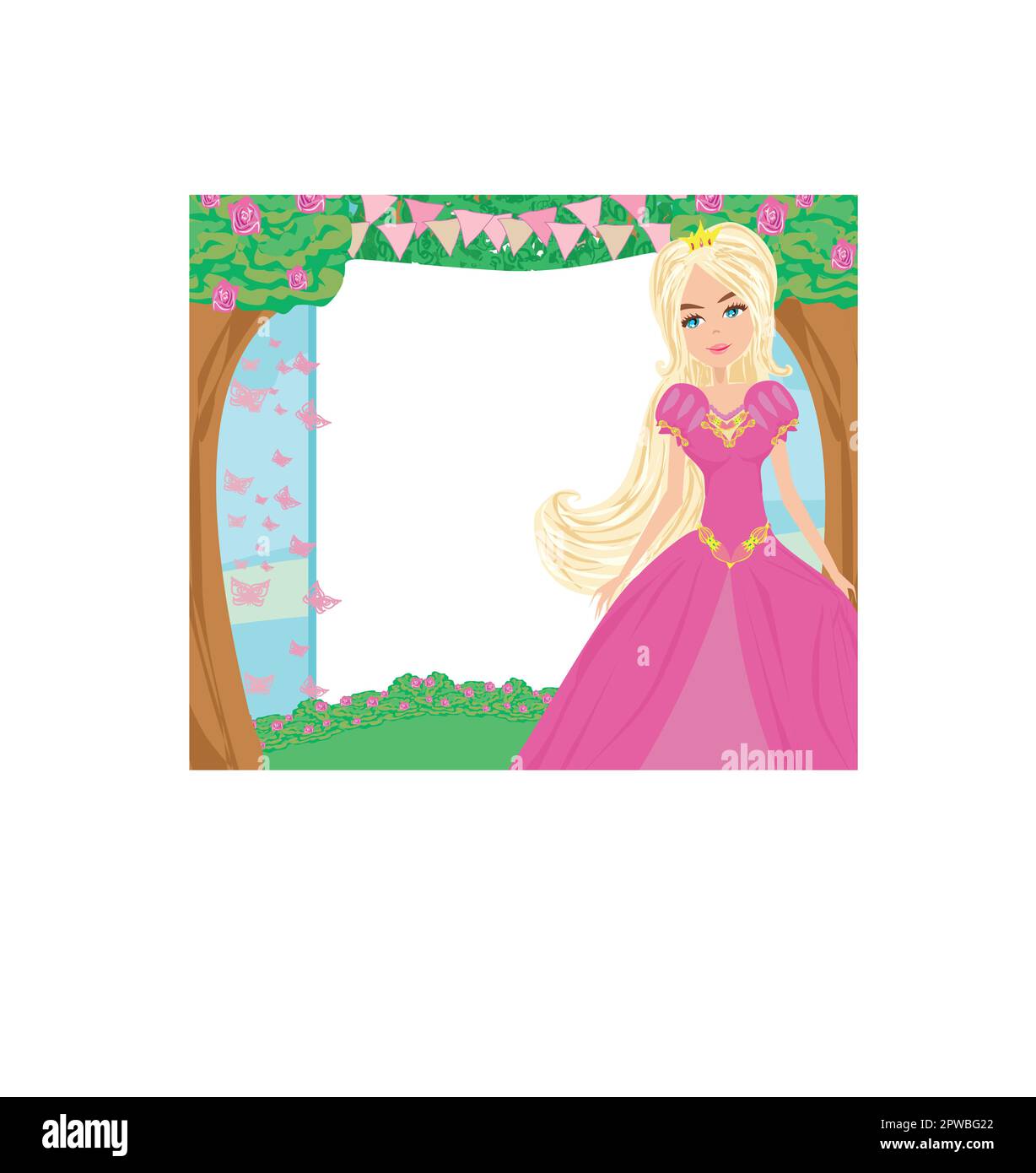 Princess trees Stock Vector Images - Alamy
