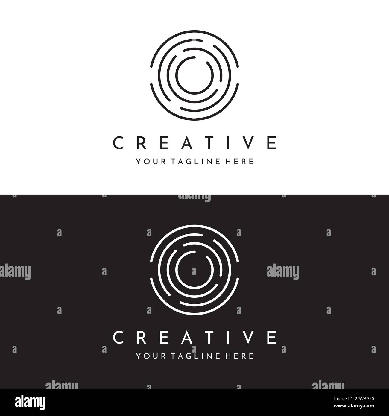 Logo design template abstract element Initial letter O.Symbol of ...