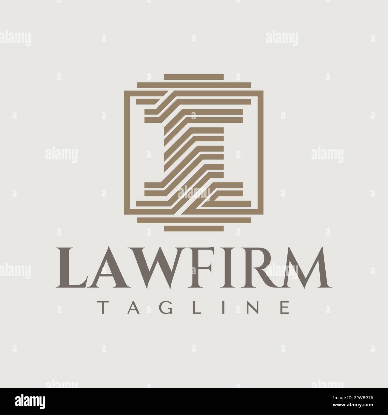 Line pillar law logo design vector. Luxury legal lawyer logo branding ...