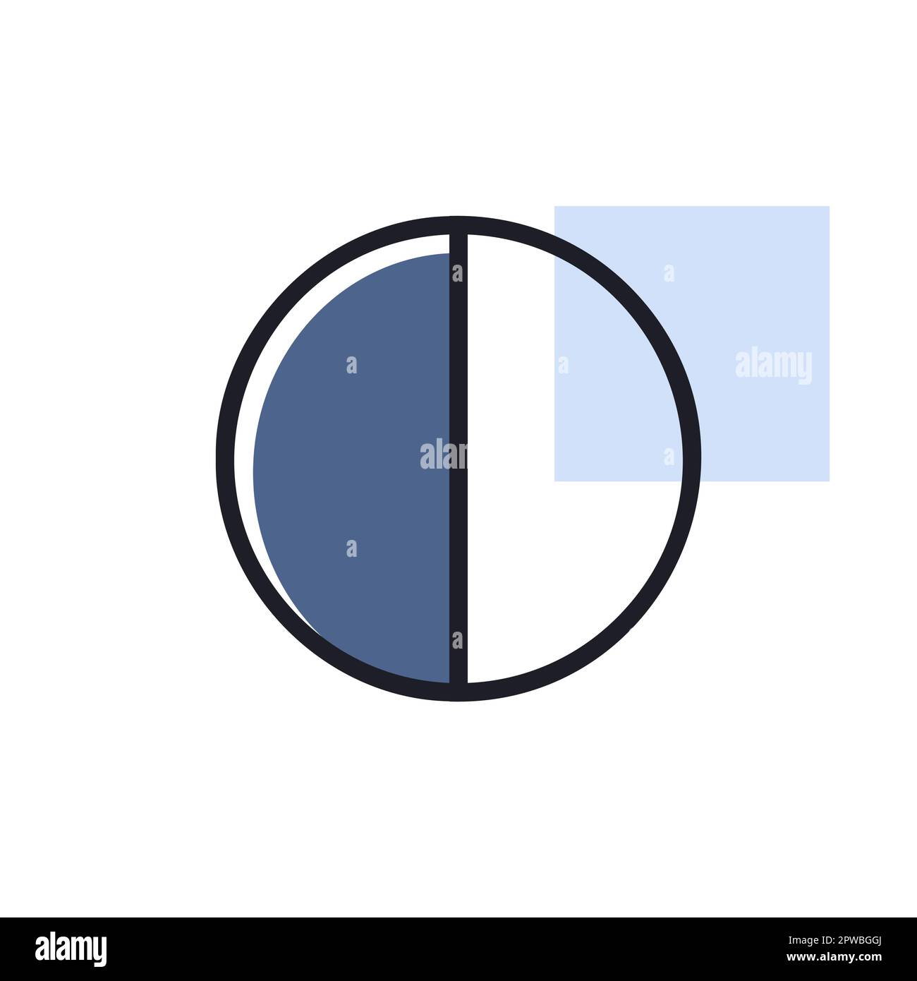 Half of dark Cut Out Stock Images & Pictures - Alamy