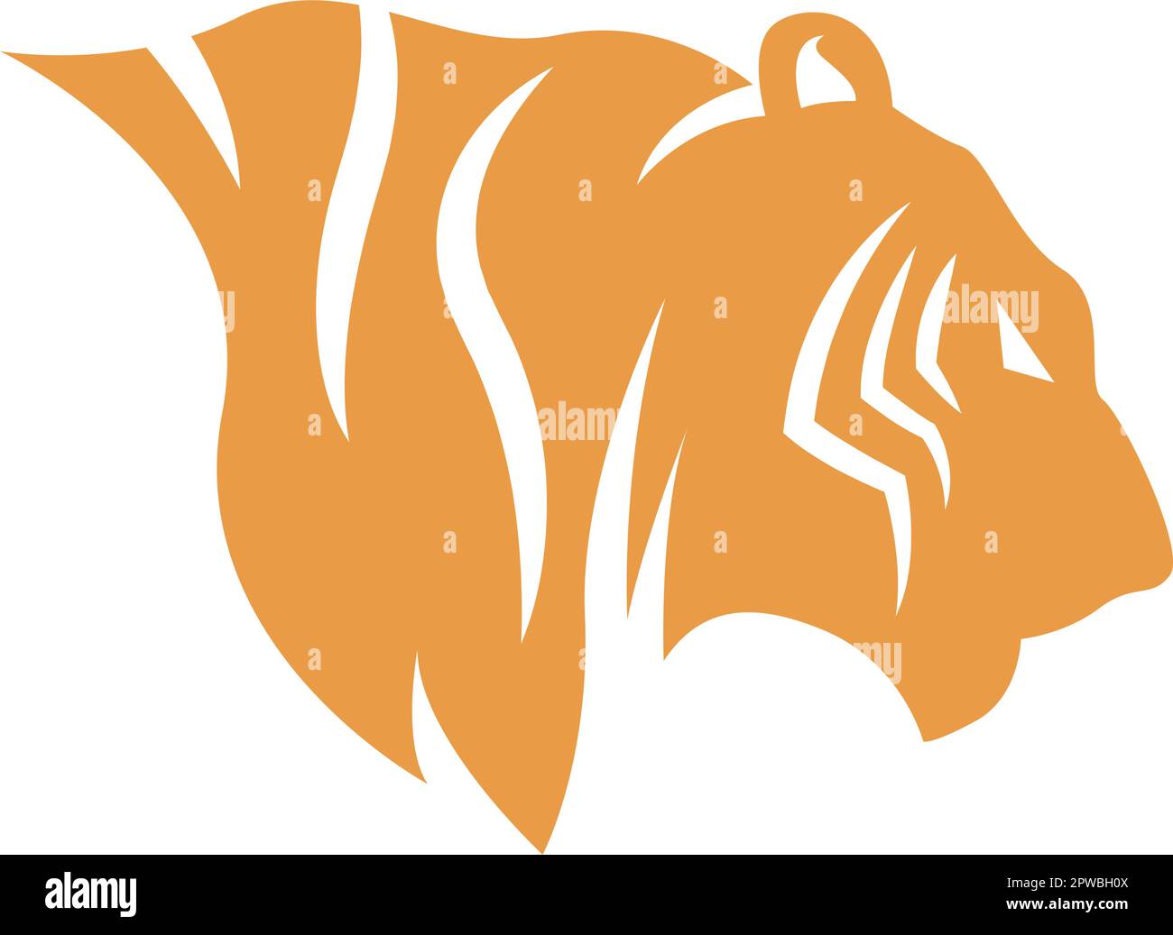 Tiger icon logo design Stock Vector Image & Art - Alamy
