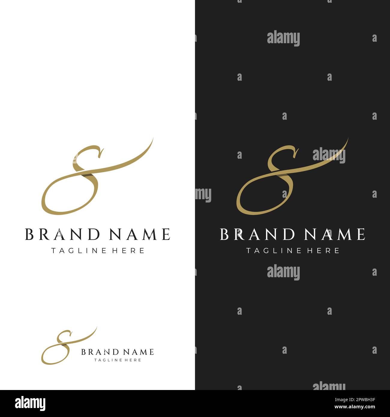 Logo design abstract template initial letter s element with geometry ...