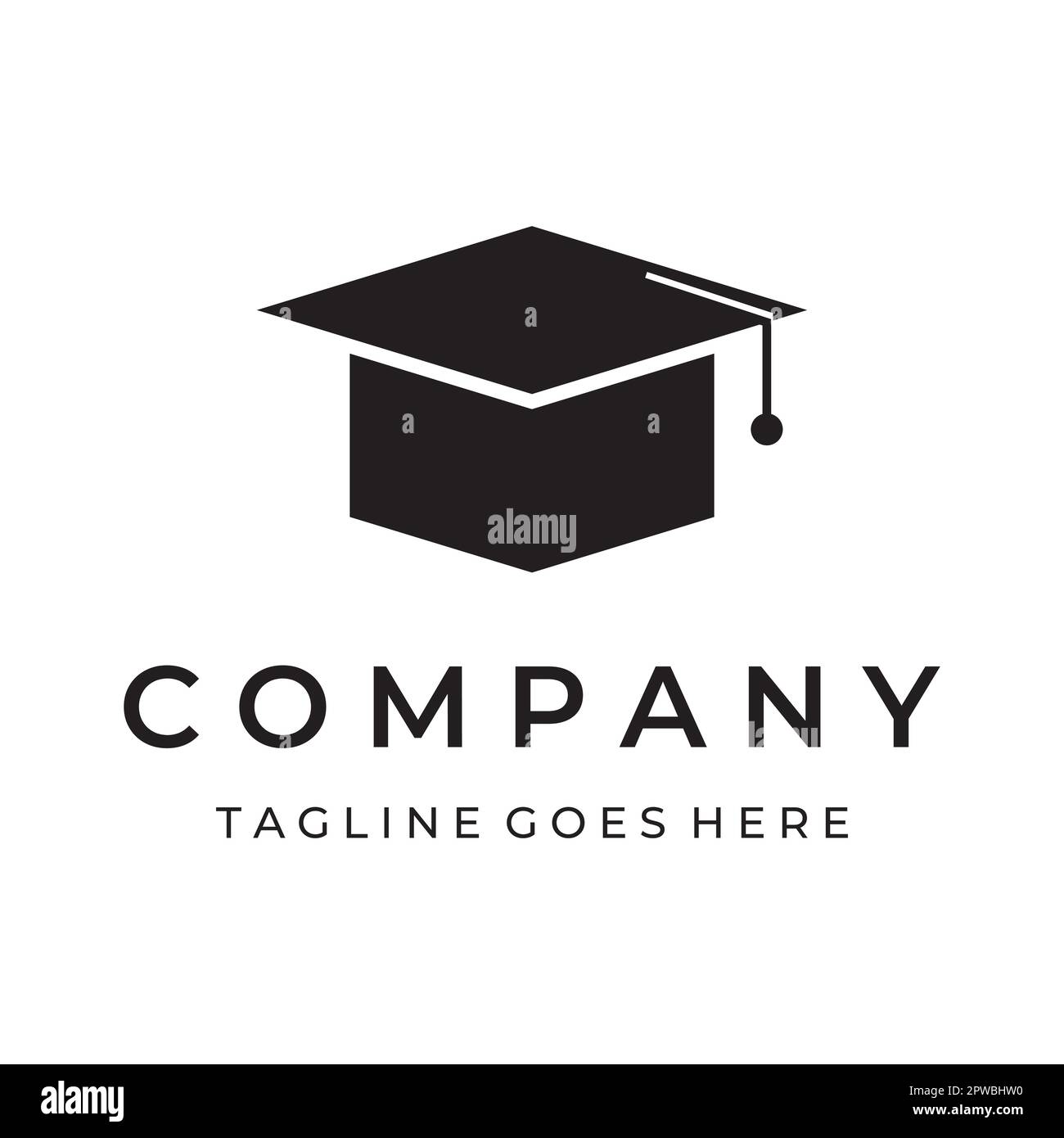 Logo education Black and White Stock Photos & Images - Alamy