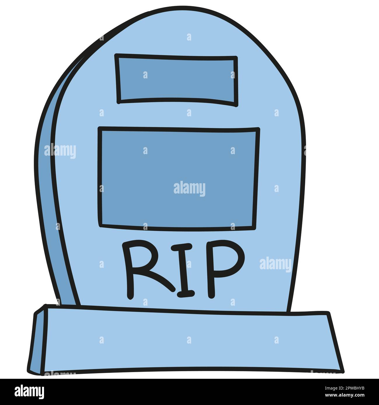 Tombstones spooky Cut Out Stock Images & Pictures - Alamy