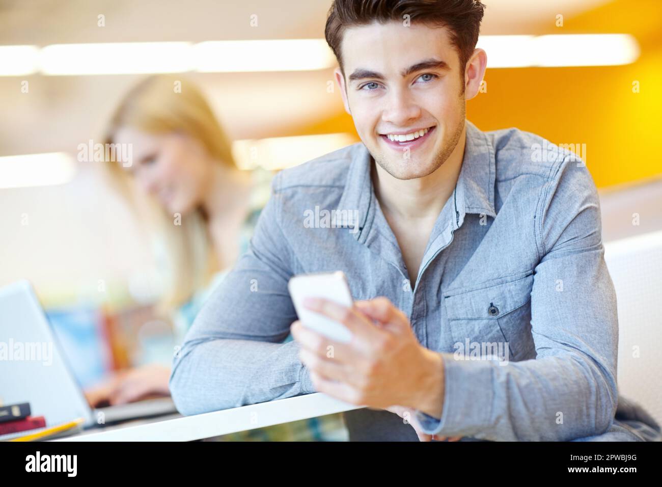 Sneaking a peek laptop hi-res stock photography and images - Alamy