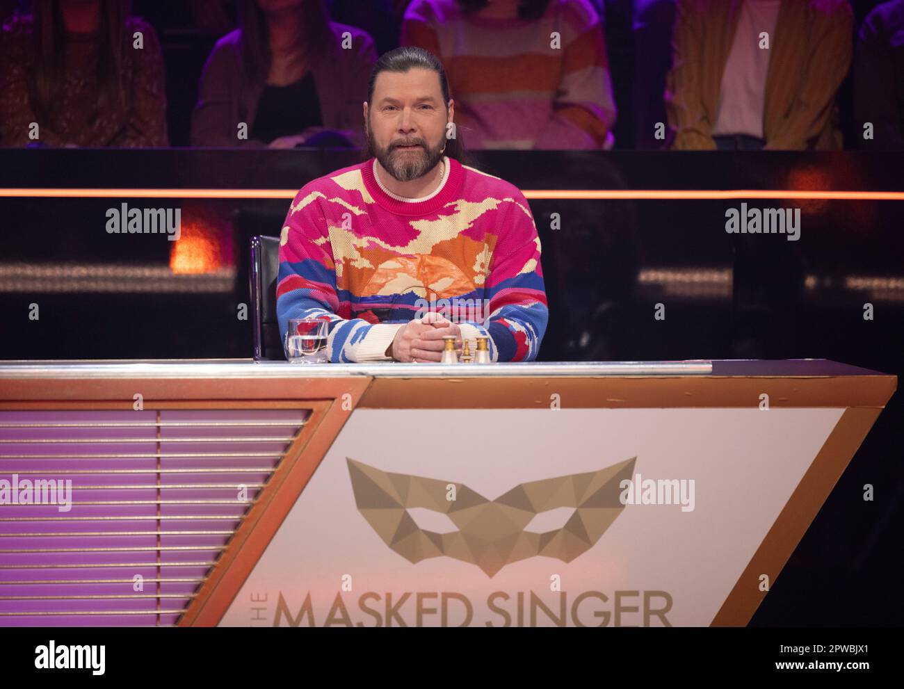 Cologne, Germany. 29th Apr, 2023. Rategast Rea Garvey, singer, sits at ...