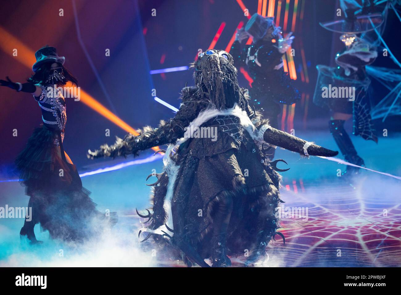 Cologne, Germany. 29th Apr, 2023. The character "The Diamantula" is on ...