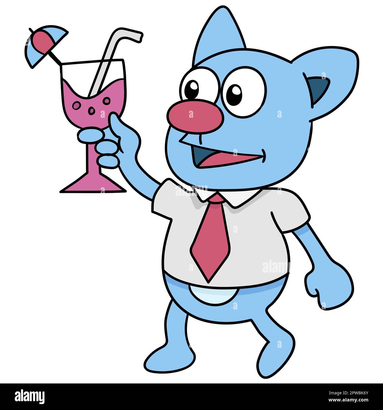 Monster with wine Cut Out Stock Images & Pictures - Alamy
