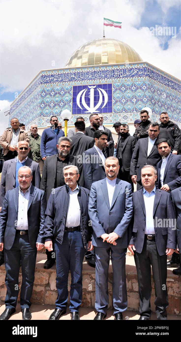 April 28, 2023, Maroun El Ras, Nabatieh Governorate, Lebanon: Iranian ...