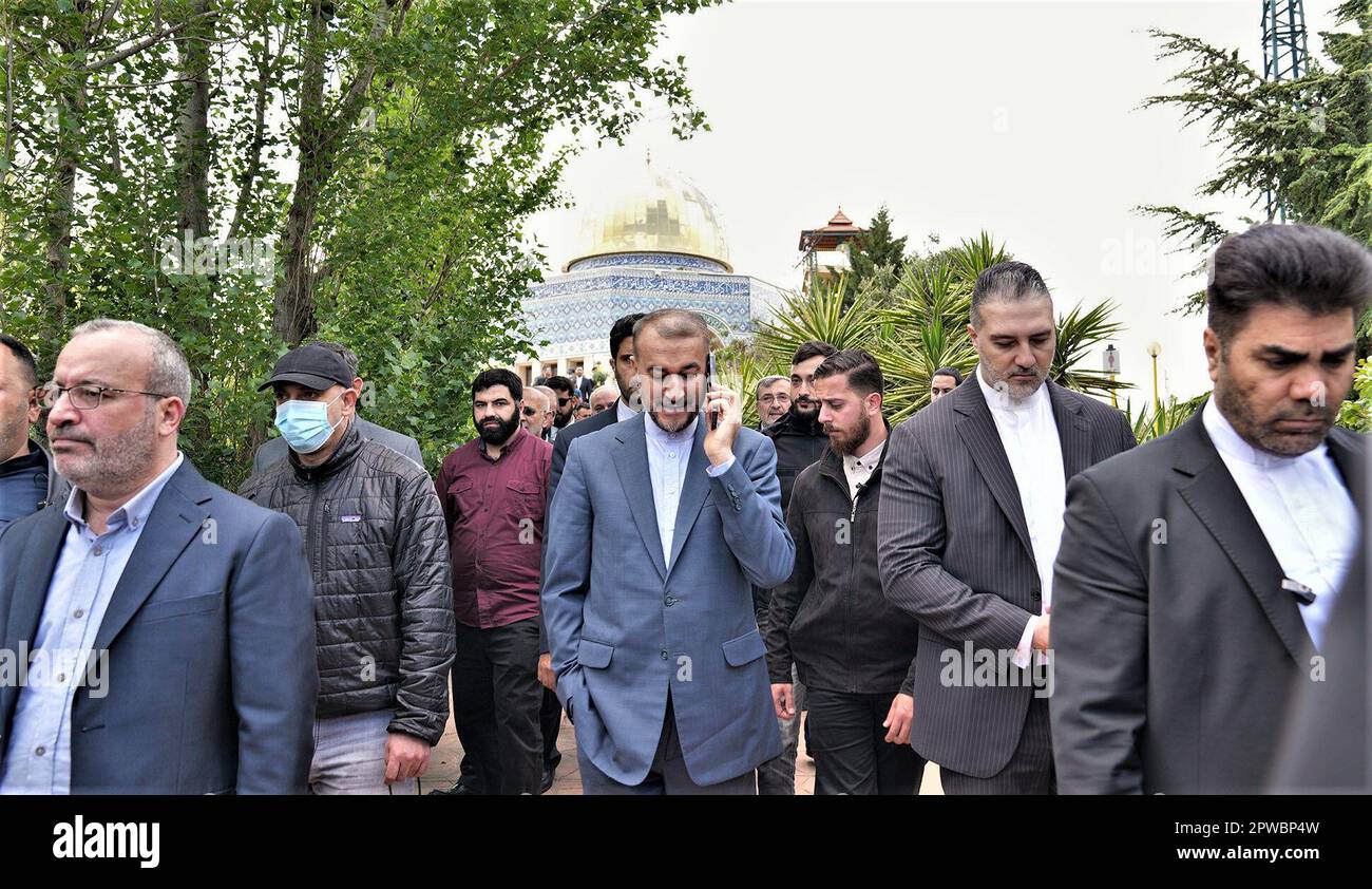April 28, 2023, Maroun El Ras, Nabatieh Governorate, Lebanon: Iranian ...