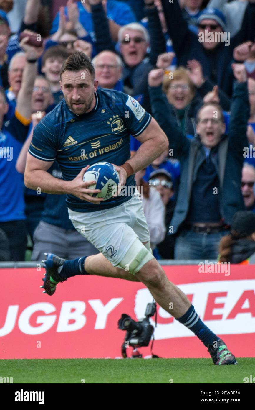 Dublin, Ireland. 29th Apr, 2023. Jack Conan of Leinster during the ...