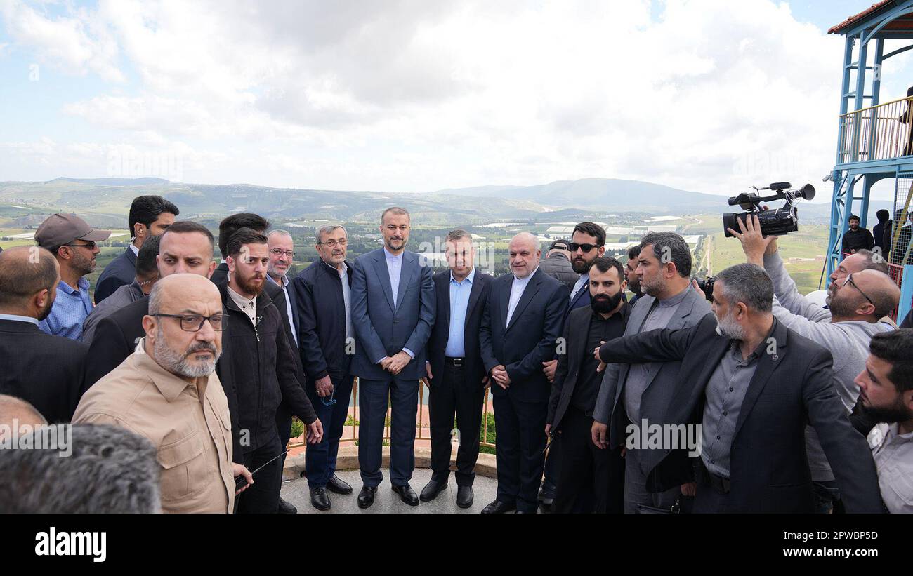 April 28, 2023, Maroun El Ras, Nabatieh Governorate, Lebanon: Iranian ...