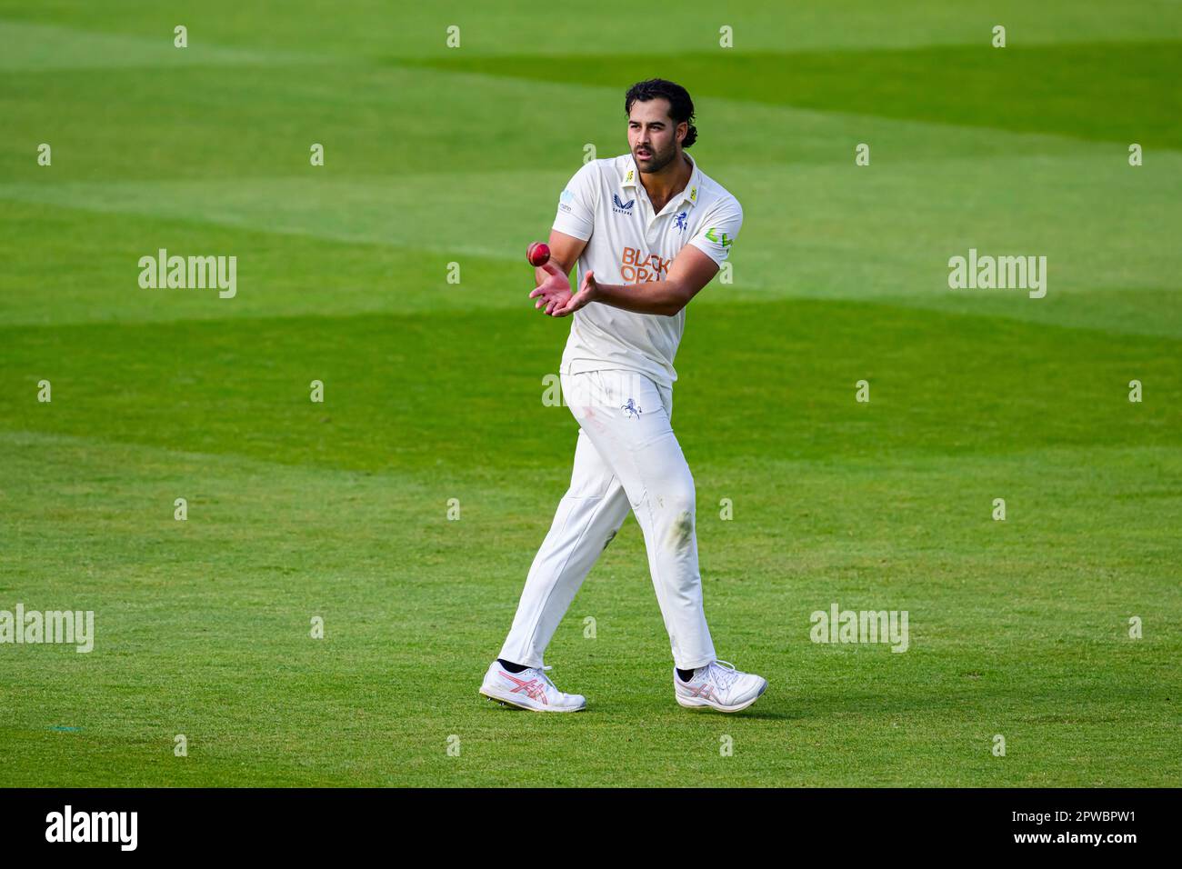 LONDON, UNITED KINGDOM. 29 April, 2023. Wes Agar of Kent during LV ...