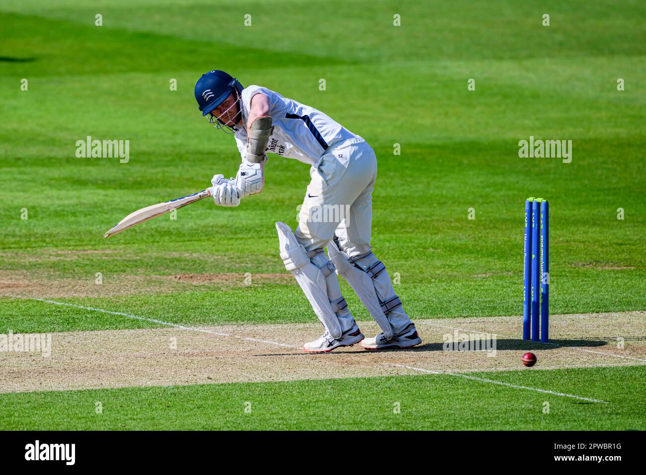 Cricket action shot hi-res stock photography and images - Alamy