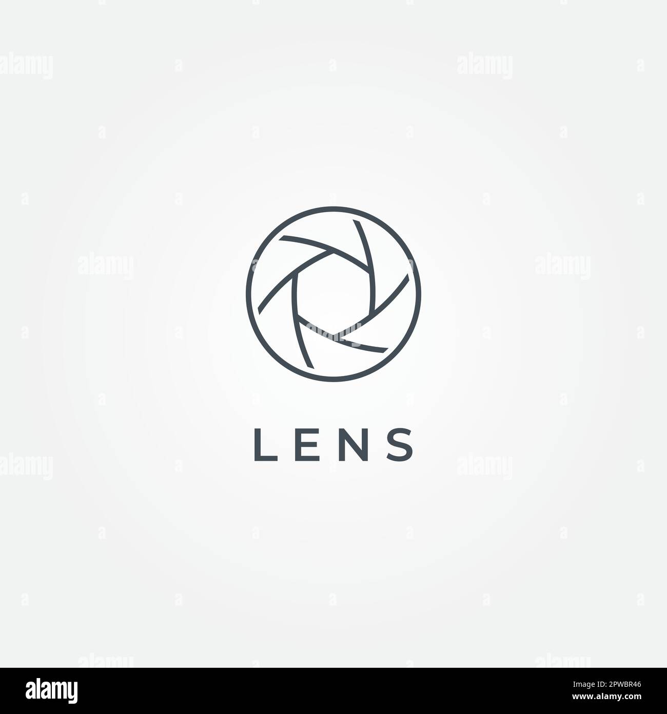 Camera Lens Logo Vector