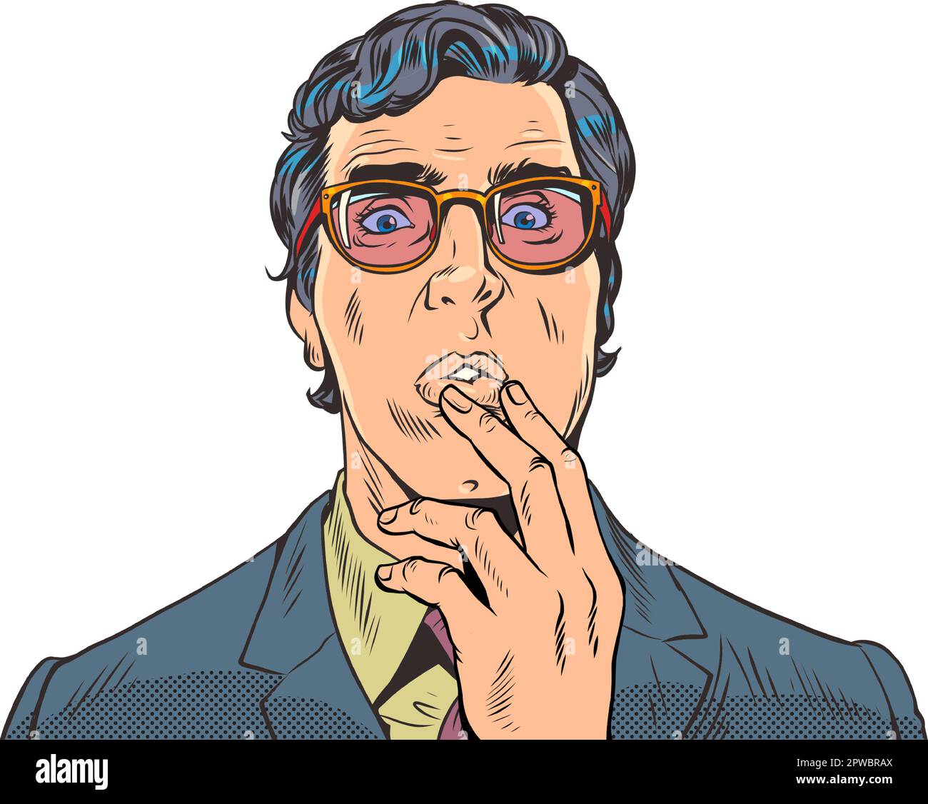 Puzzled look Stock Vector Images - Alamy