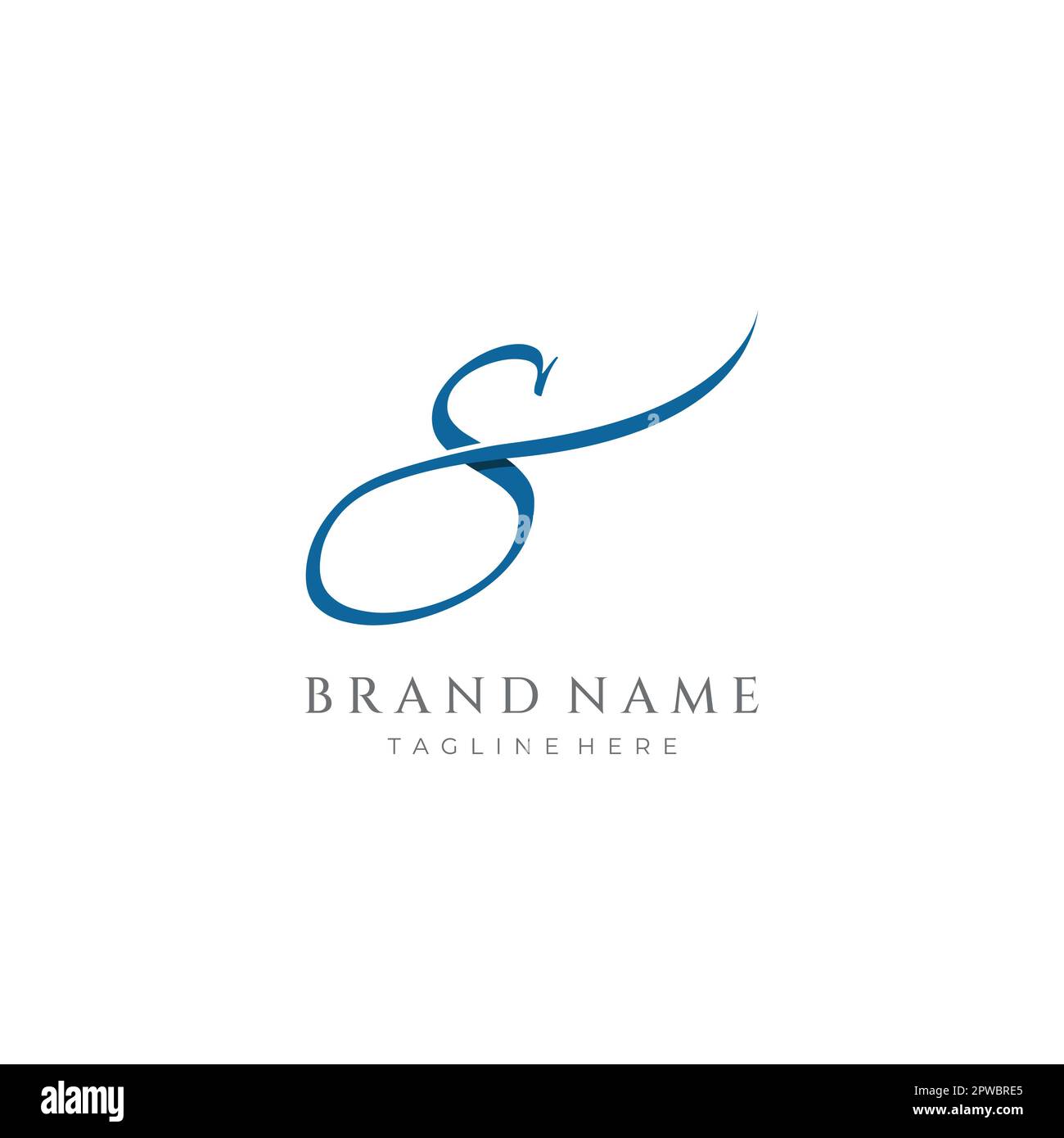 Logo design abstract template initial letter s element with geometry ...