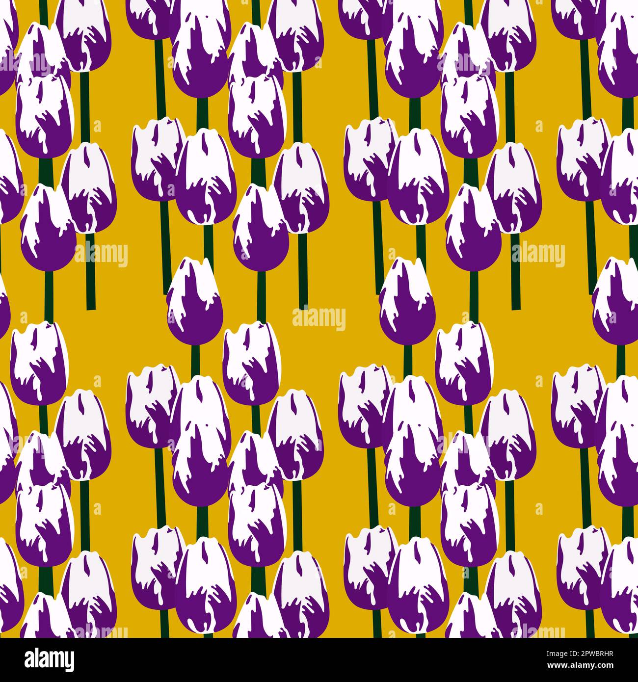 swirl tulip seamless background print. repeat pattern background design ...