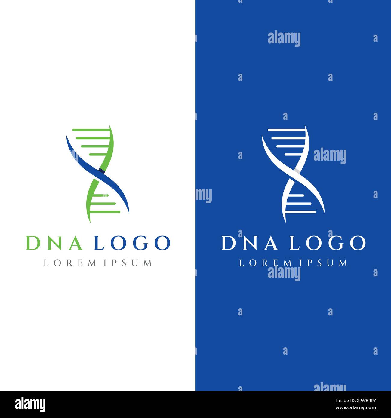 Logo design template DNA elements. Bio tech, DNA people, bio DNA, DNA ...
