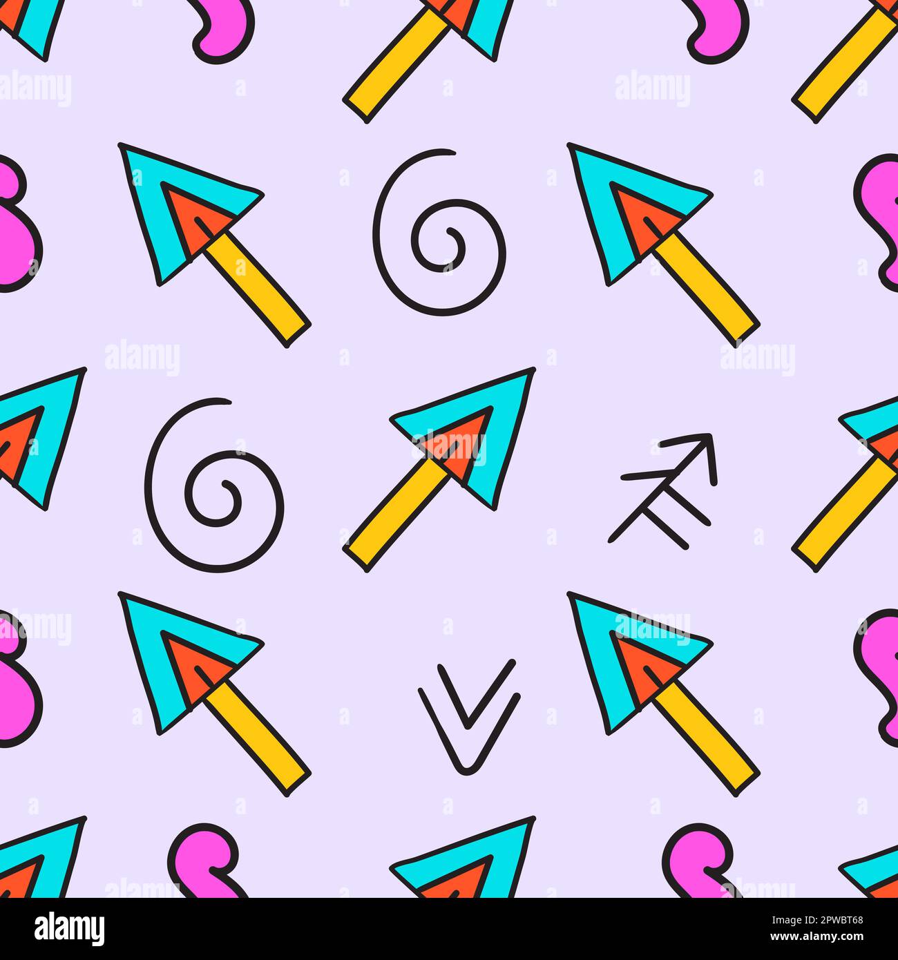 kid tribal doodle kawaii seamless background.repeat pattern background ...