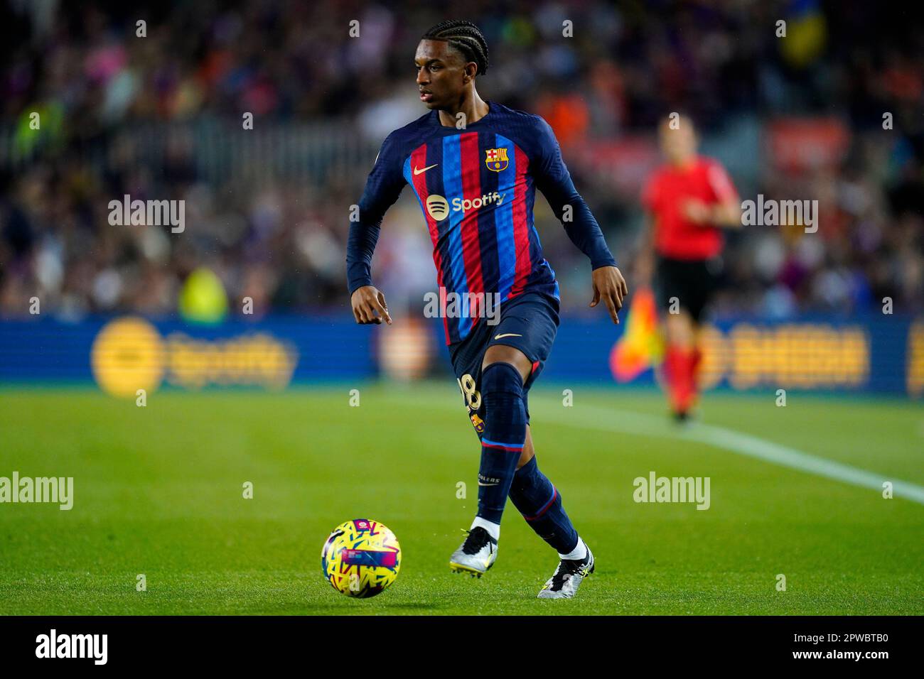 Alejandro Balde of FC Barcelona during the La Liga match between FC ...