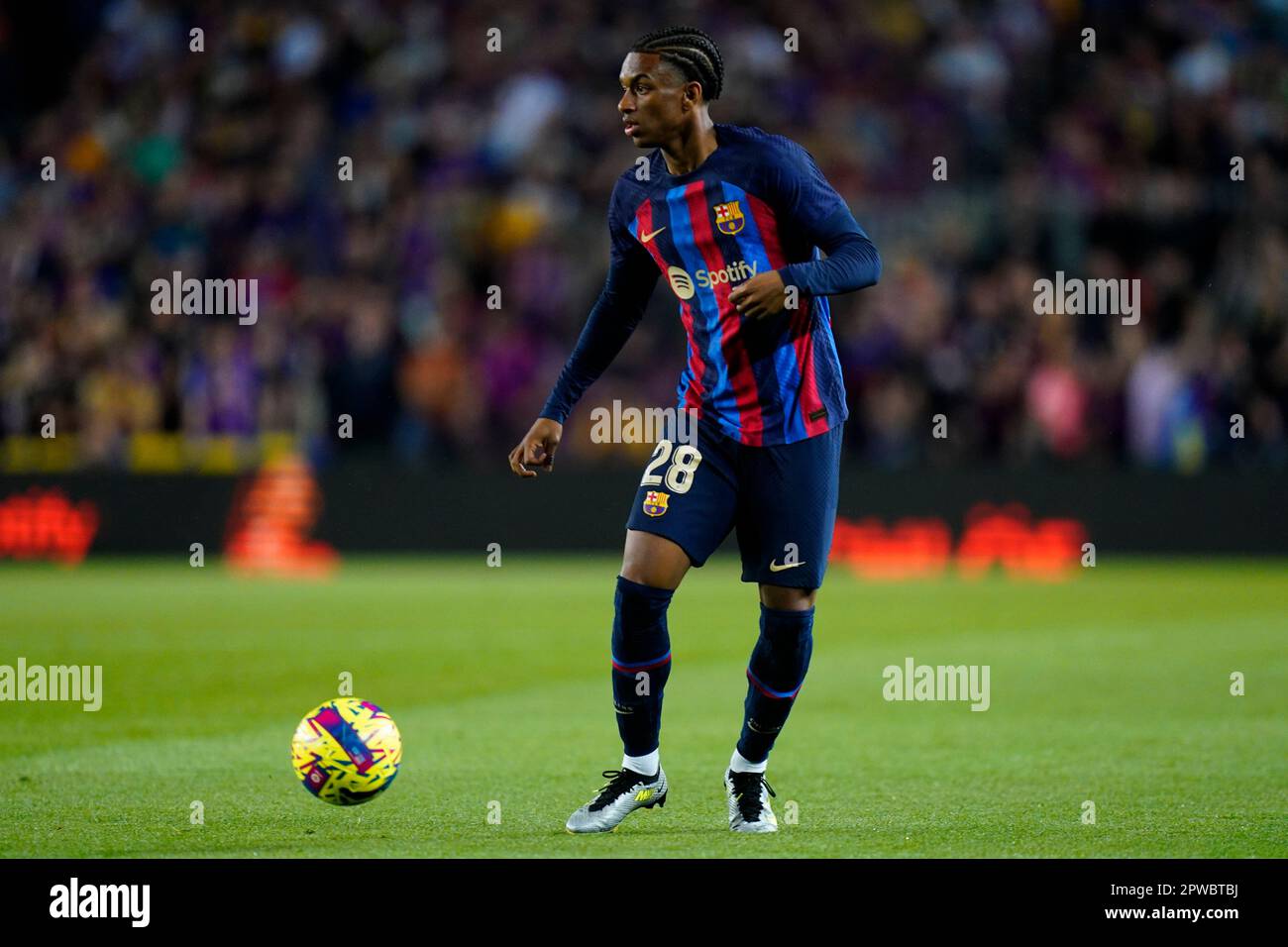 Alejandro Balde of FC Barcelona during the La Liga match between FC ...