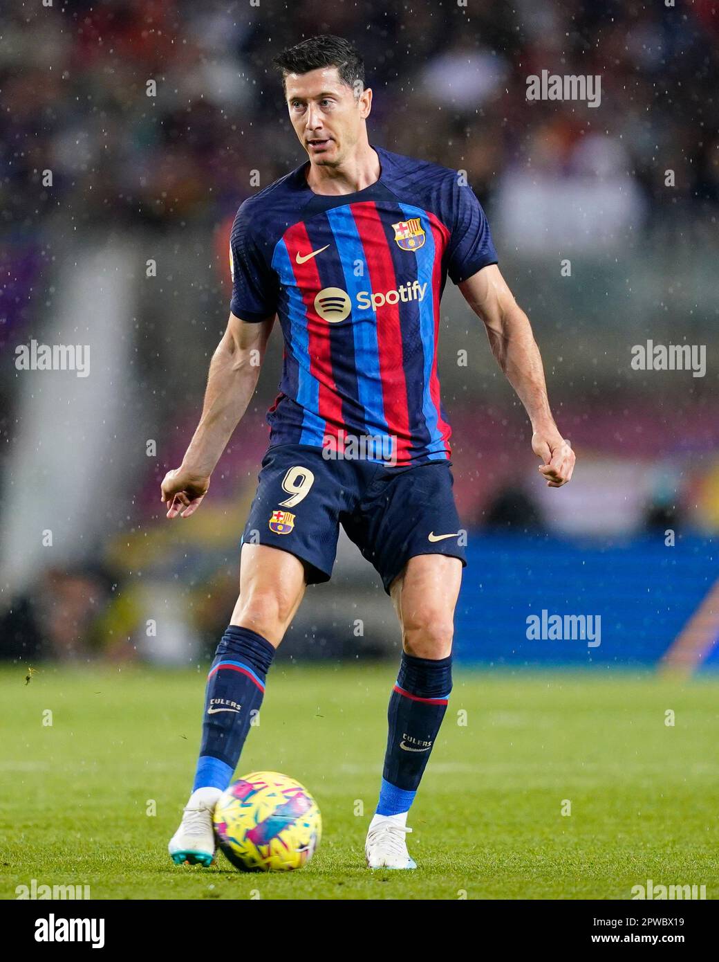 Robert Lewandowski of FC Barcelona during the La Liga match between FC ...