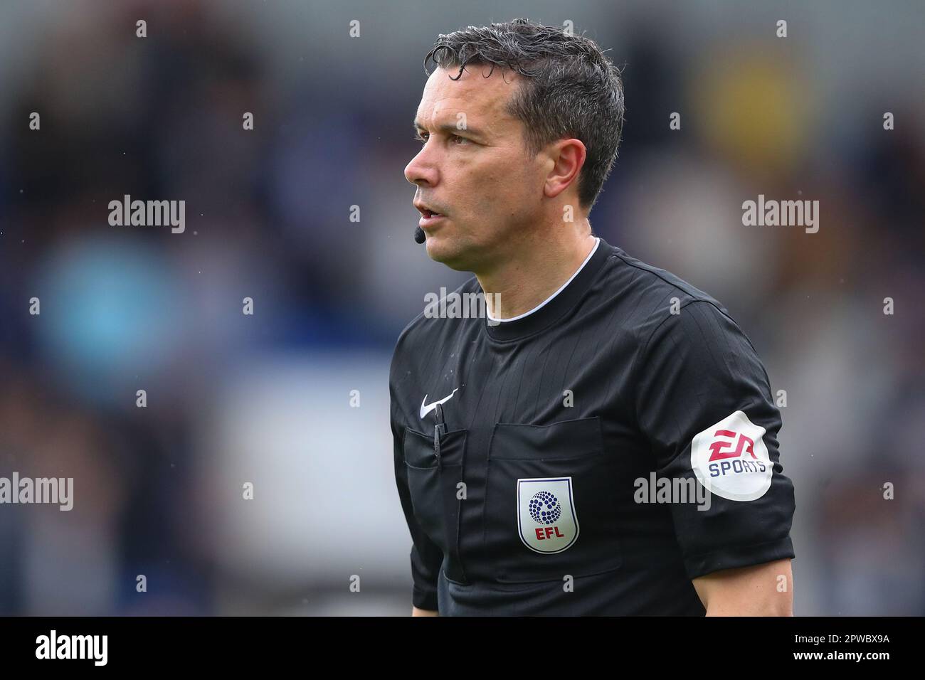 Referee Dean Whitestone during the Sky Bet League 1 match Shrewsbury ...