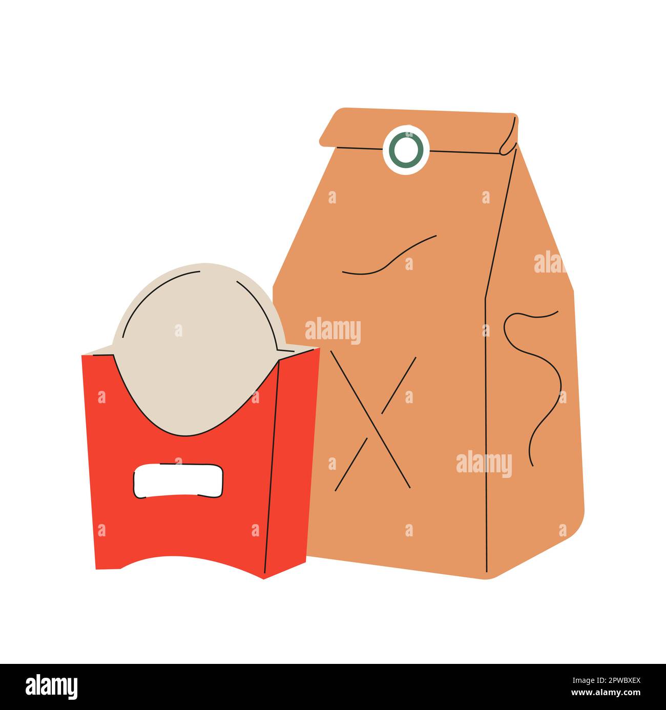 School lunch tray box Stock Vector Images - Alamy