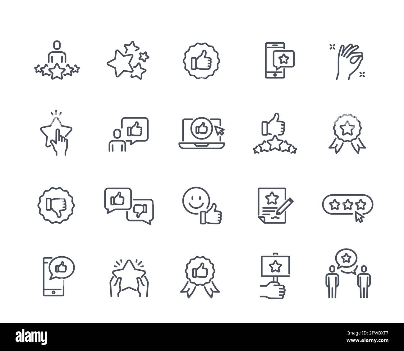 Premium quality line icons Cut Out Stock Images & Pictures - Alamy
