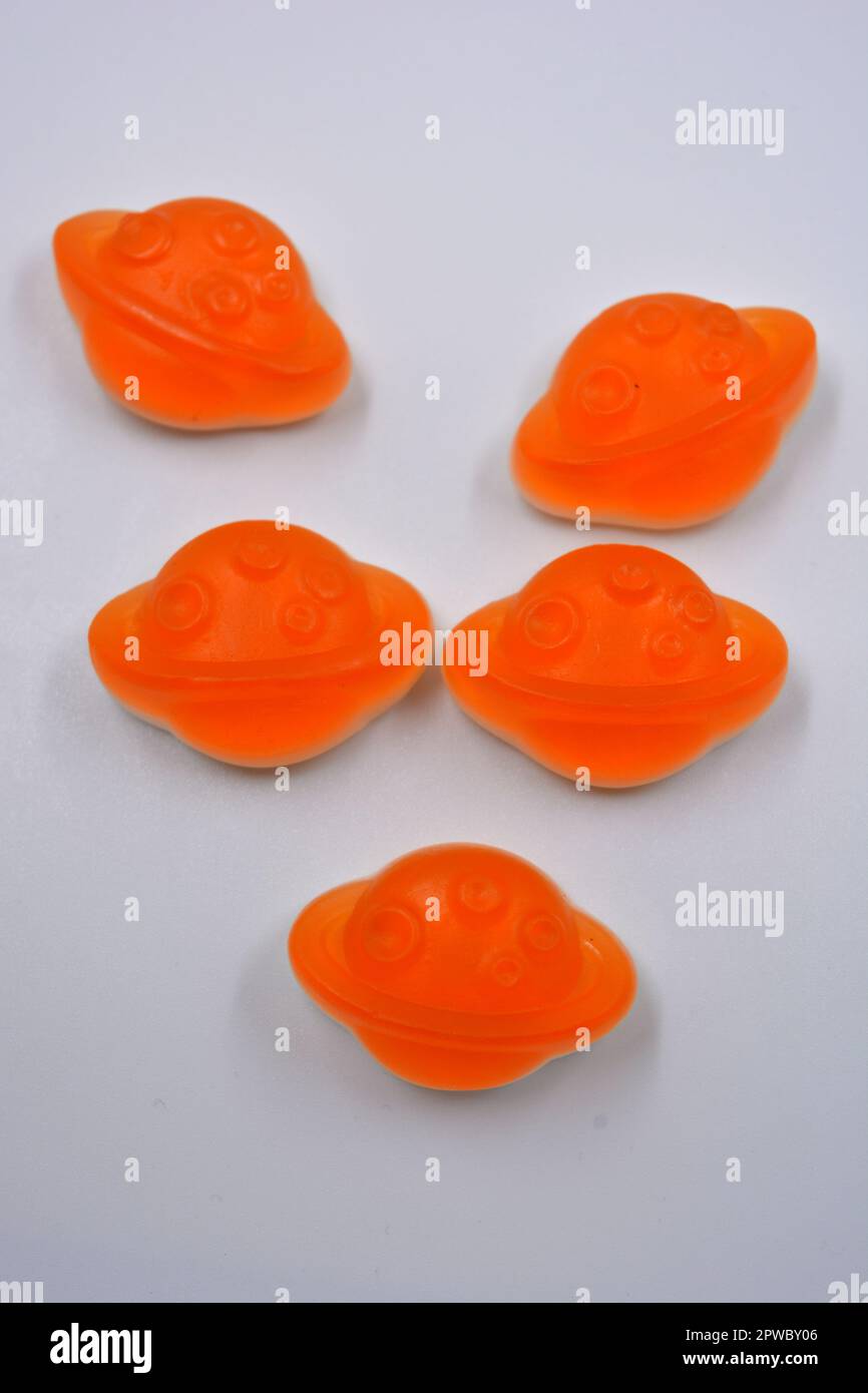 Bright and colorful, colored jelly children's sweets, candies in the ...