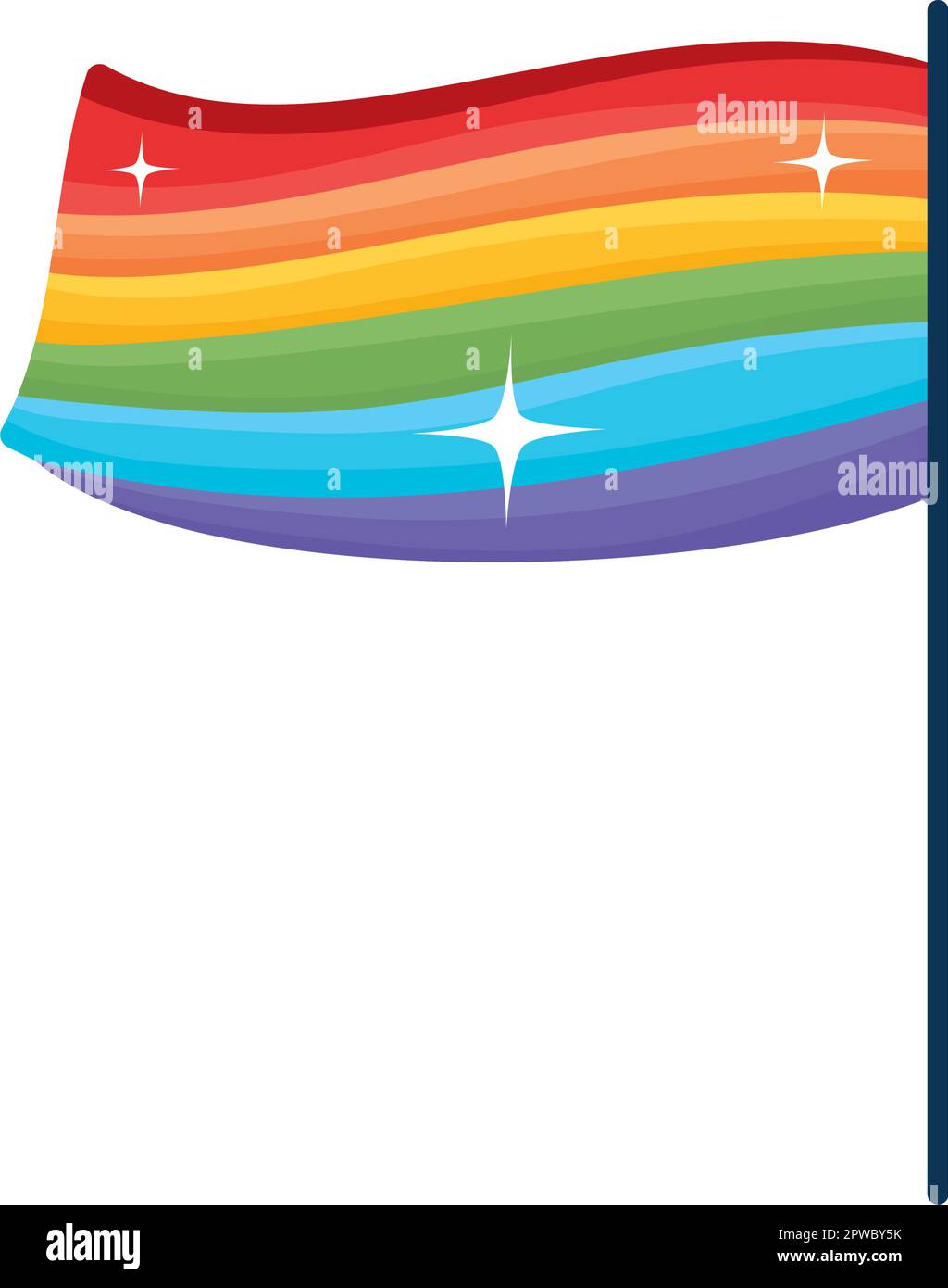 Wave pattern flying on a rainbow backdrop Stock Vector Image & Art - Alamy