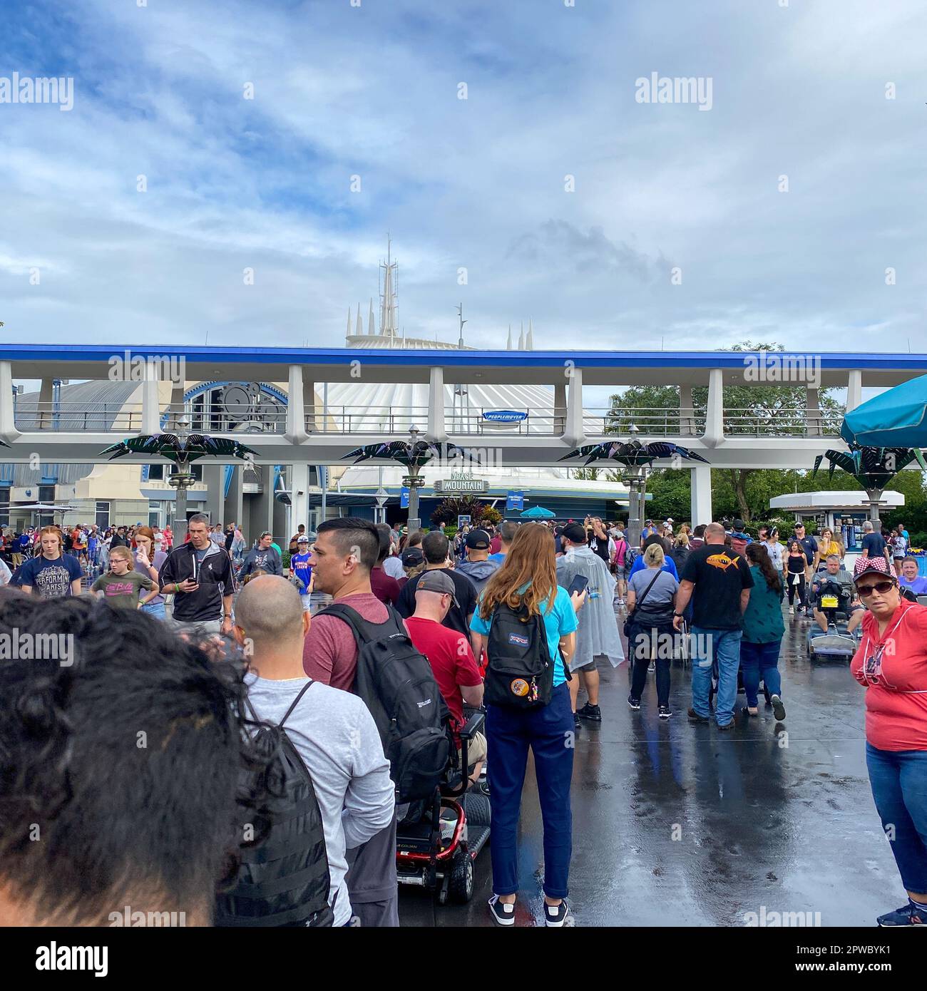 People On Space Mountain