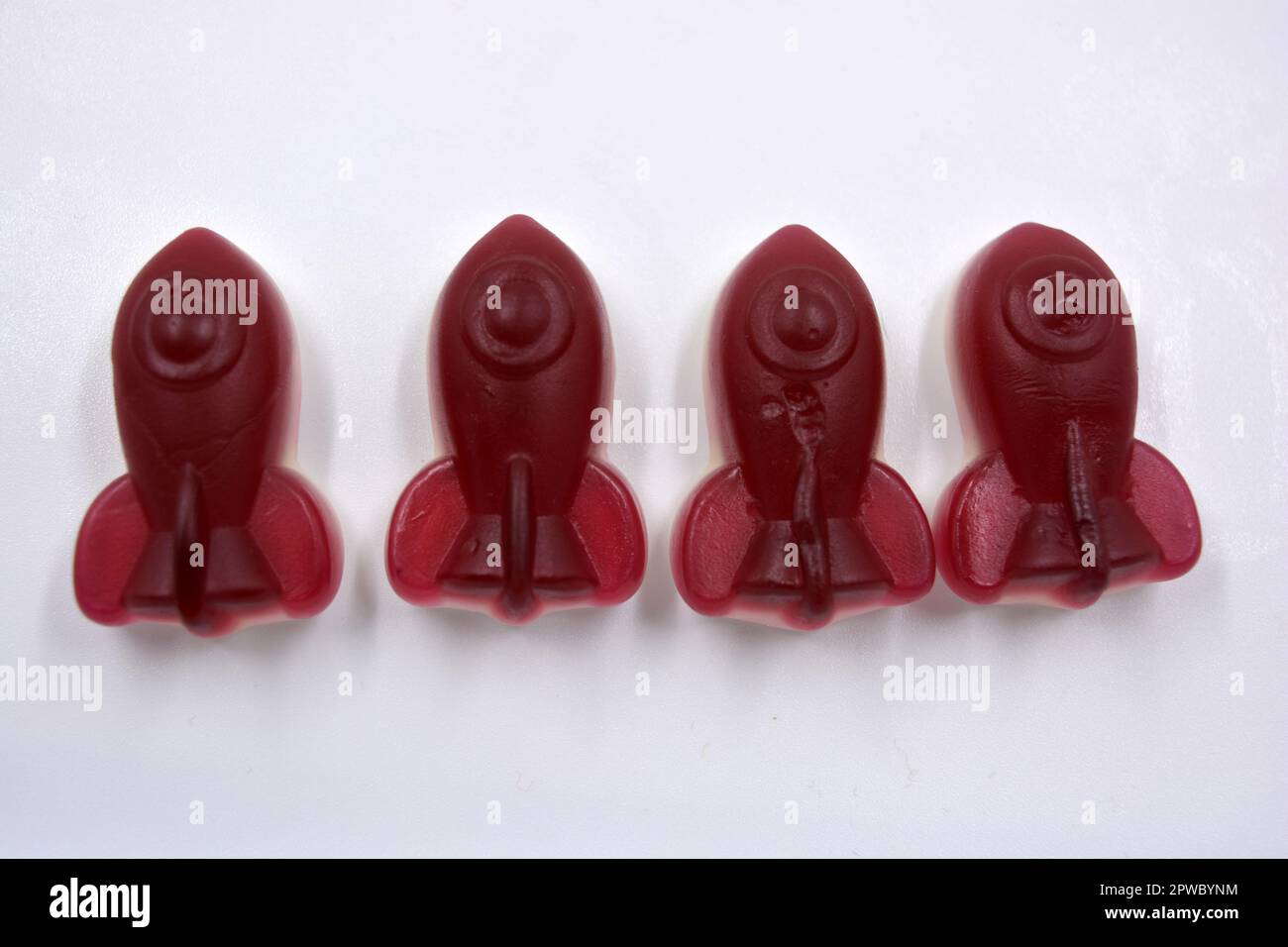 Bright sweet children's jelly candies, interesting rubber sweets in the ...