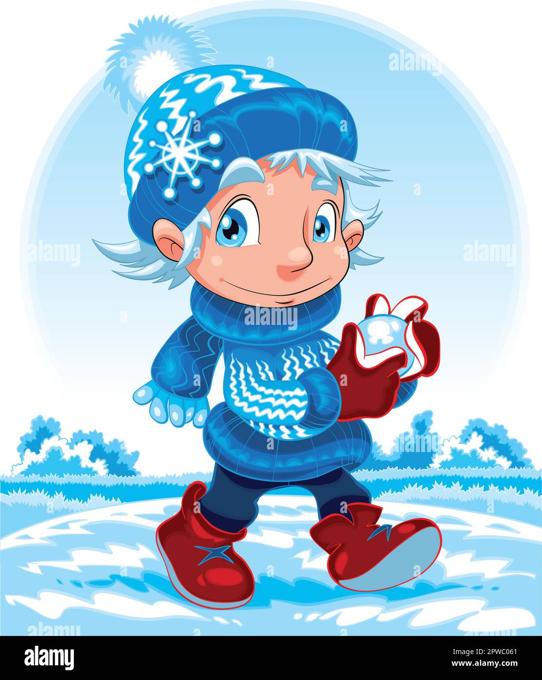 Boy character hat walk hi-res stock photography and images - Alamy