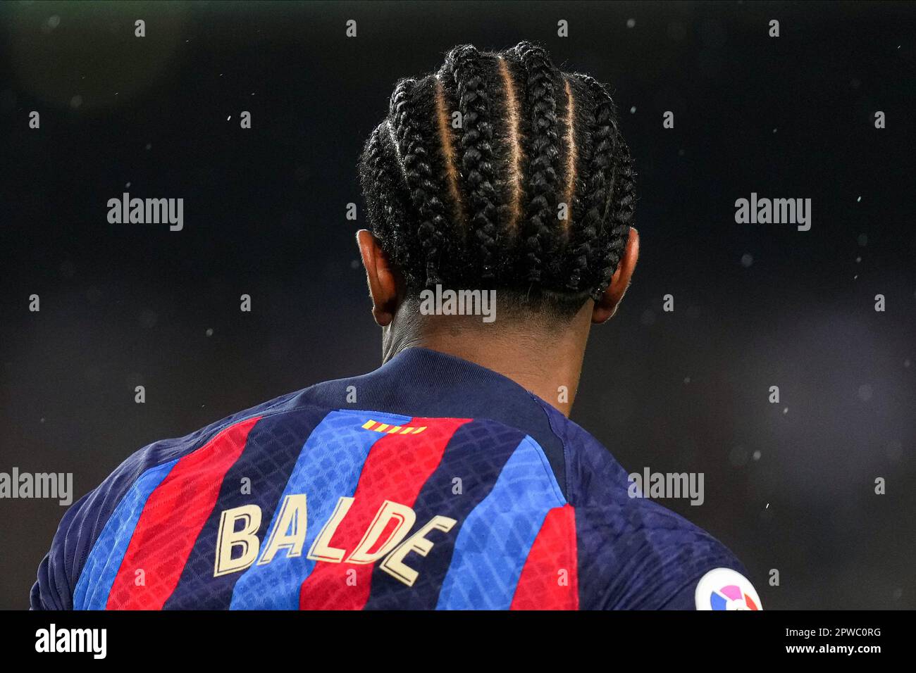 Alejandro Balde of FC Barcelona during the La Liga match between FC ...