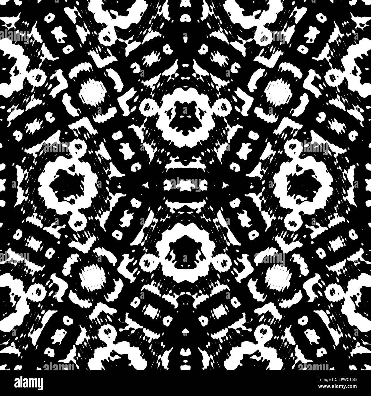 Modern geo wave pattern. Seamless fashion design tile in black and ...