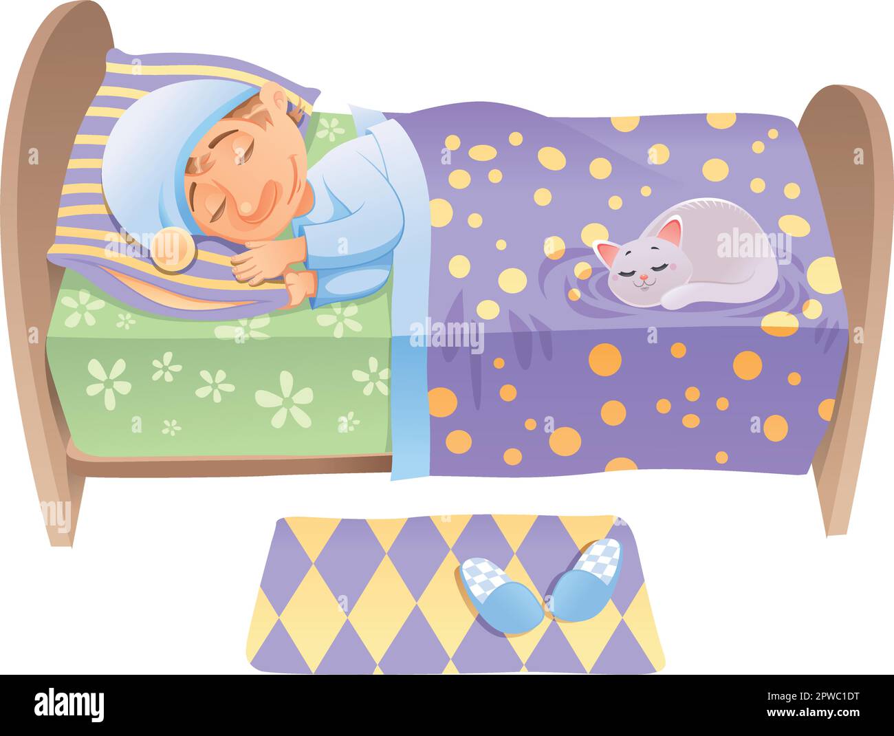 Boy's bedroom cartoon hi-res stock photography and images - Alamy
