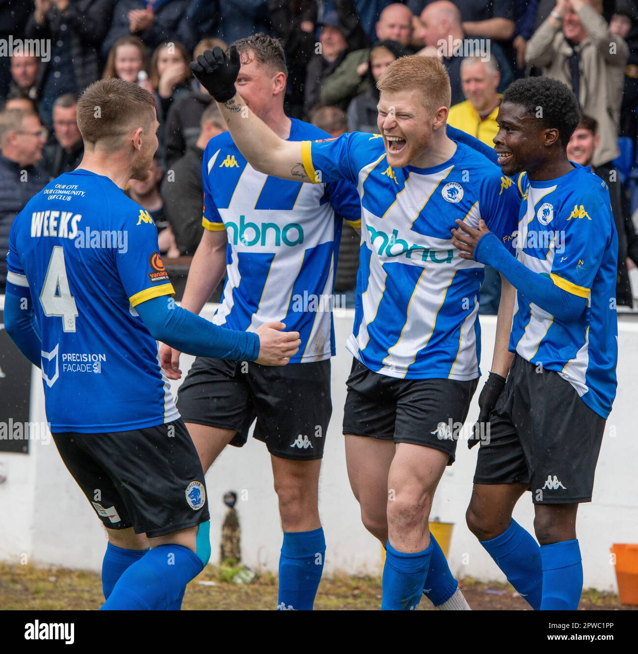 The Deva Stadium, Chester, Cheshire, England 29th April 2023. Elliot ...