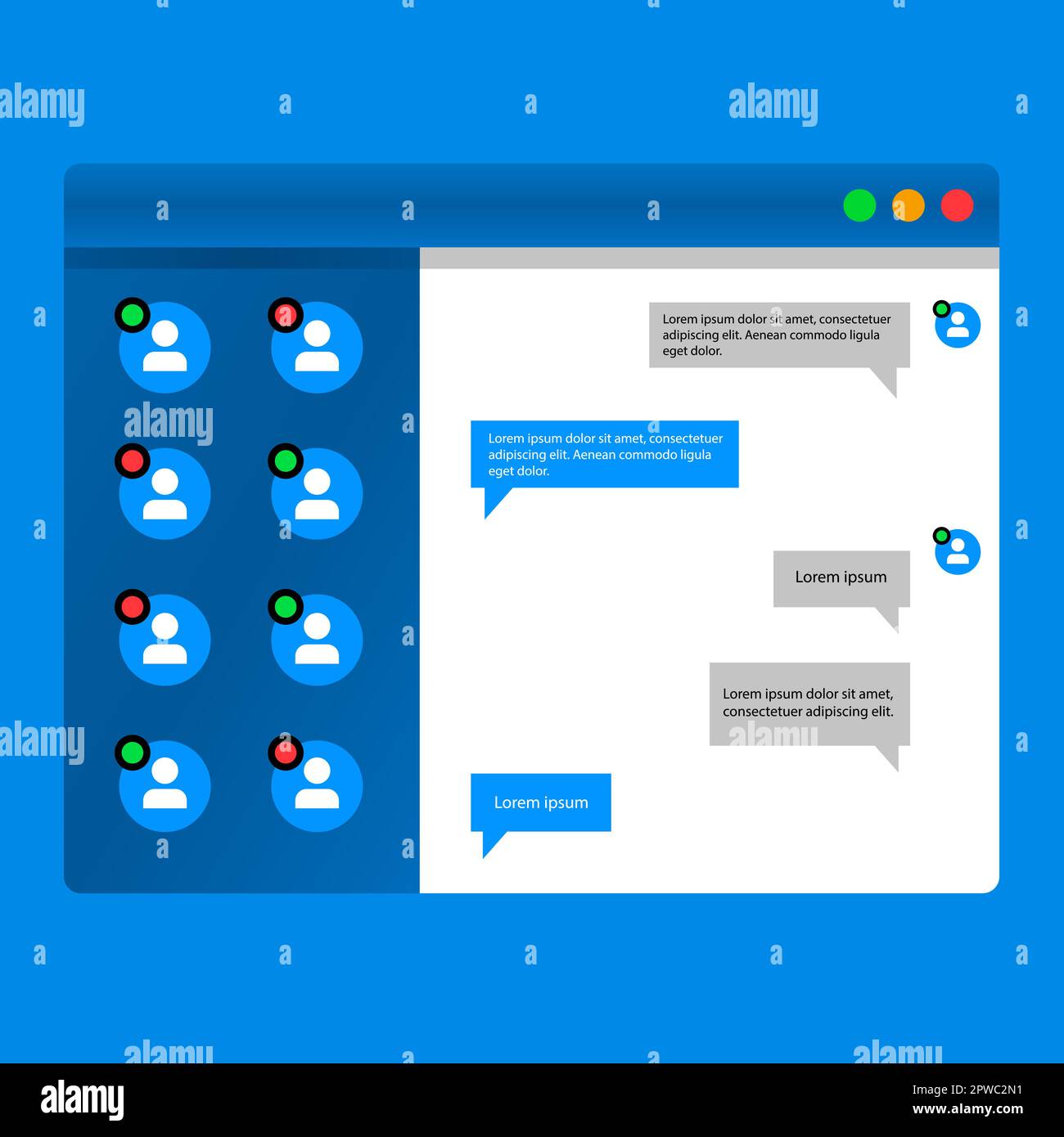 Desktop preview Stock Vector Images - Alamy