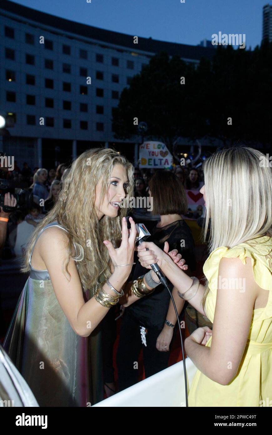 Delta Goodrem at the Nickelodeon Australian Kids' Choice Awards 2007 at ...